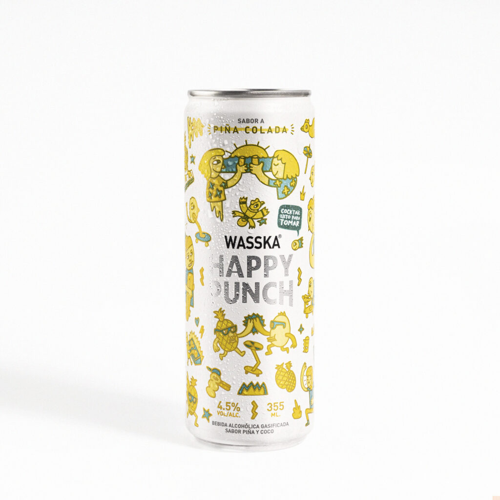 Happy Punch Piña Colada 355 ml - Bodega Mar y Tierra